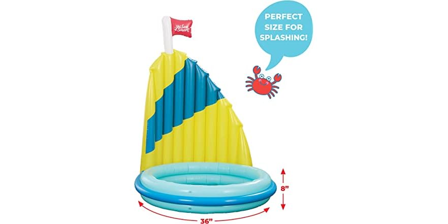 SunSmart Shade 'N Play Sailboat Kiddie Pool