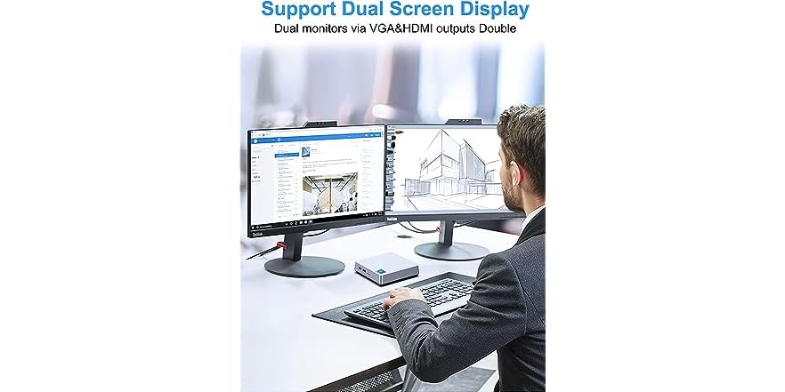 Fanless Mini PC Intel Atom Z8350 Processor