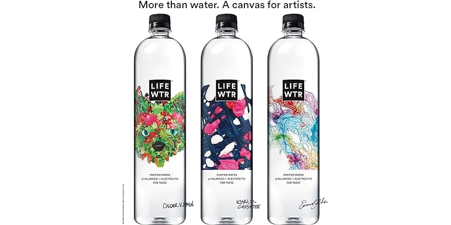 (6Pk) LIFEWTR, Premium Water,1 Liter bottles