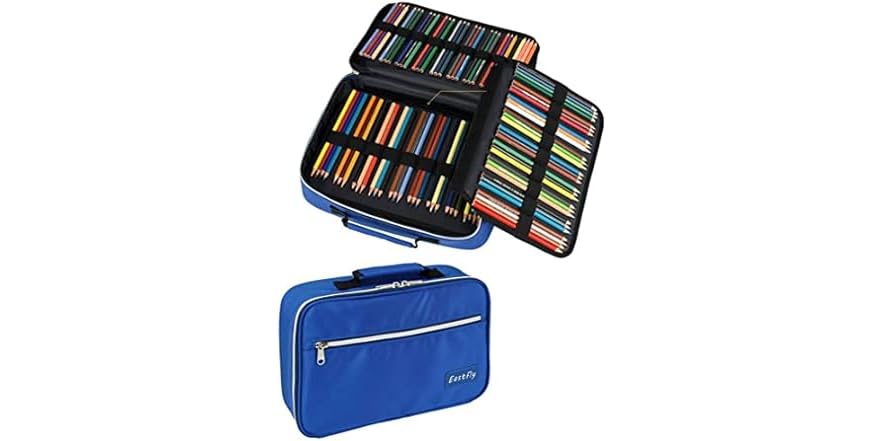 Large Capacity 200 Colored Pencil Case