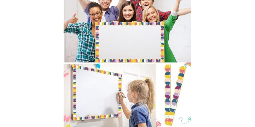 36 Pieces Magnetic Borders for Classroom