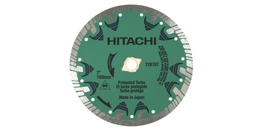 Hitachi 7" Premium Turbo Saw Blade