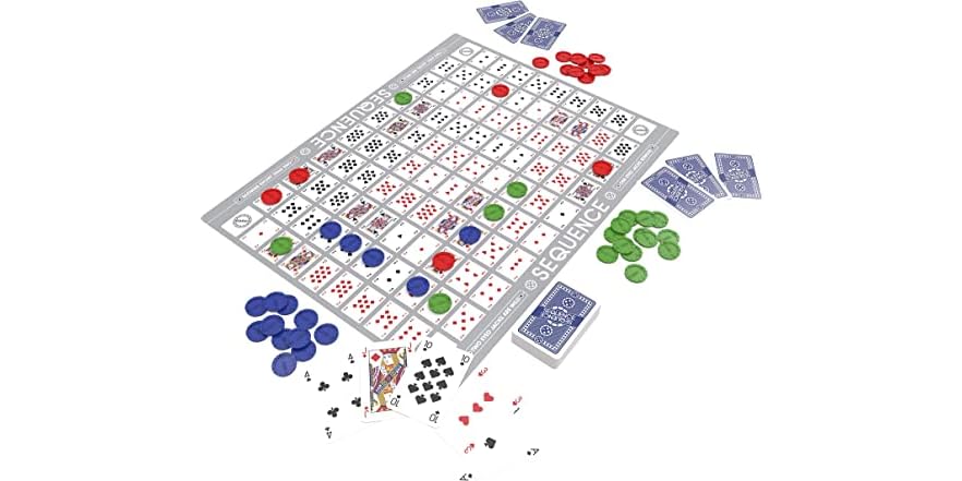 Sequence in a Tin - Five-in-a-Row Fun for Everyone by Jax, White