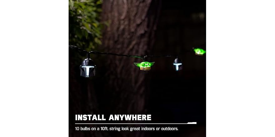 STAR WARS The Mandalorian & Baby Yoda String Light