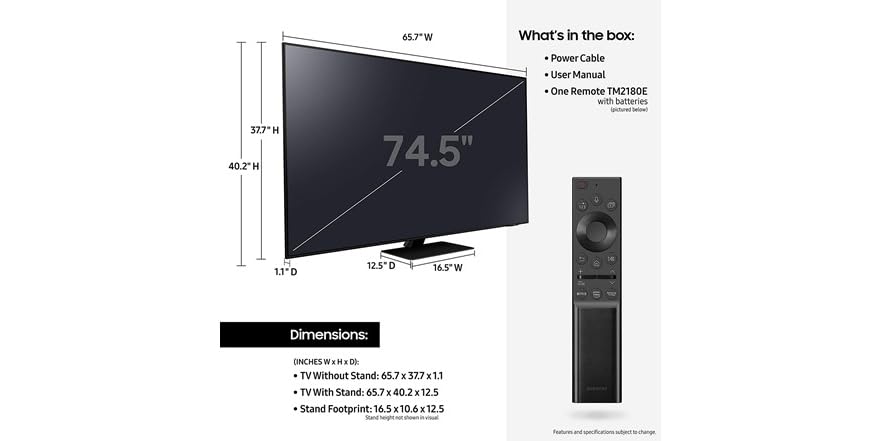 Samsung Neo QLED QN85AA/QN85DA Series - 4K TV