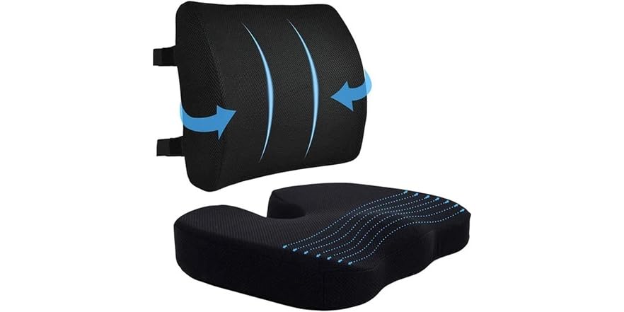 Memory Foam Lumbar Support Pillow