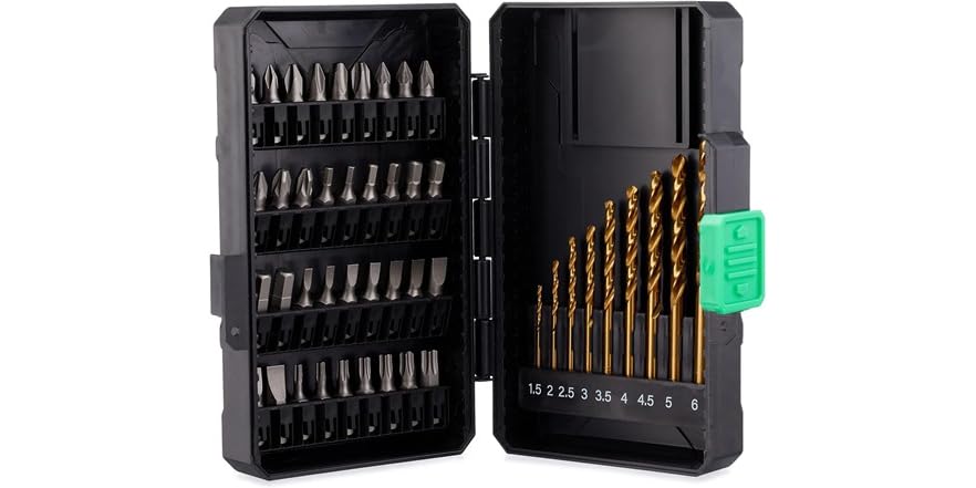 Denali 123-Piece Screwdriver and Drill Bit Set