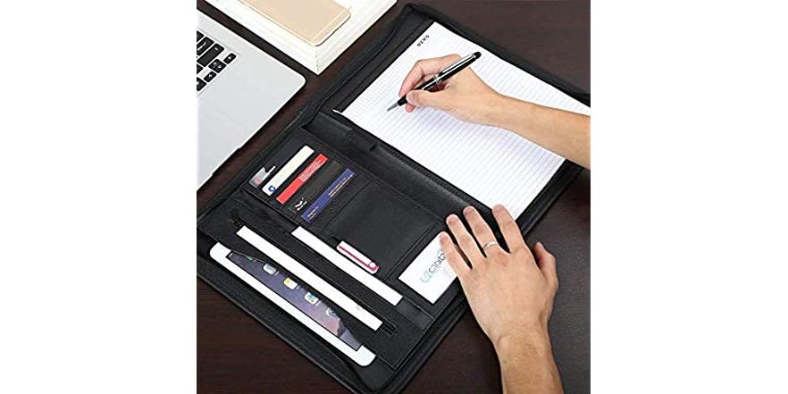 Leathario File Folder Padfolio