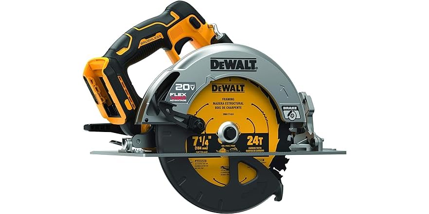 DEWALT DCS573B 20V MAX 7-1/4" Brushless Circular Saw