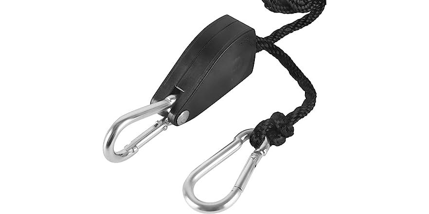 iPower 1/4 Inch Adjustable Rope Clip Hanger