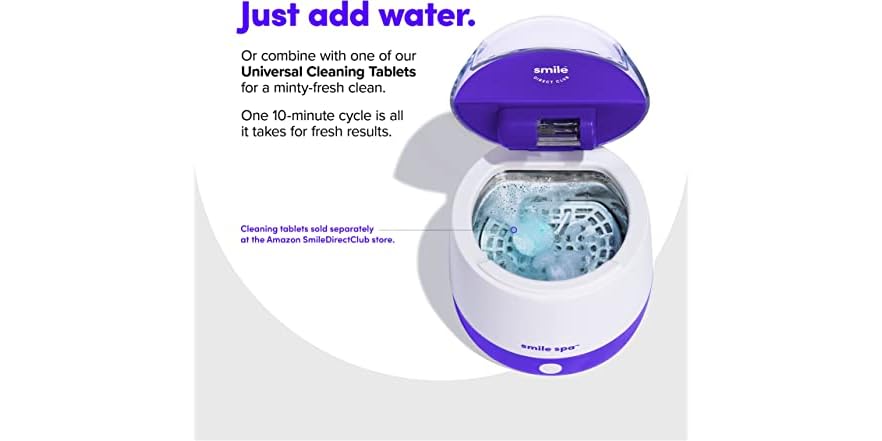 SmileDirectClub Smile Spa Ultrasonic and UV Cleaning Machine