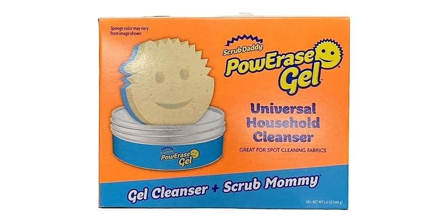 Scrub Daddy Power Erase Gel with Scrub Mommy Sponge