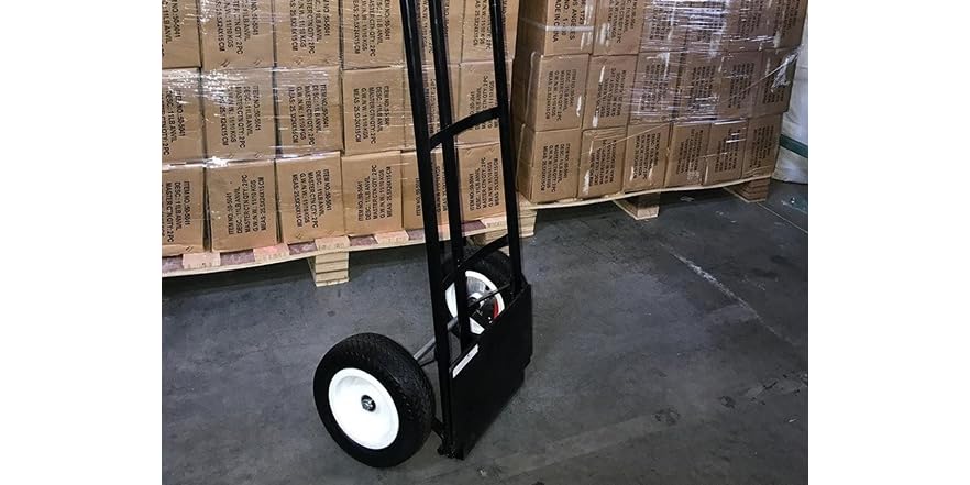 TruePower 600 Pound Capacity Hand Truck with Flat-free Tires