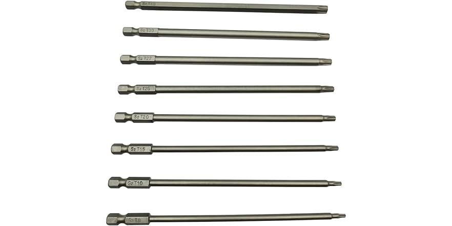 Long Torx Hex Head Driver Set