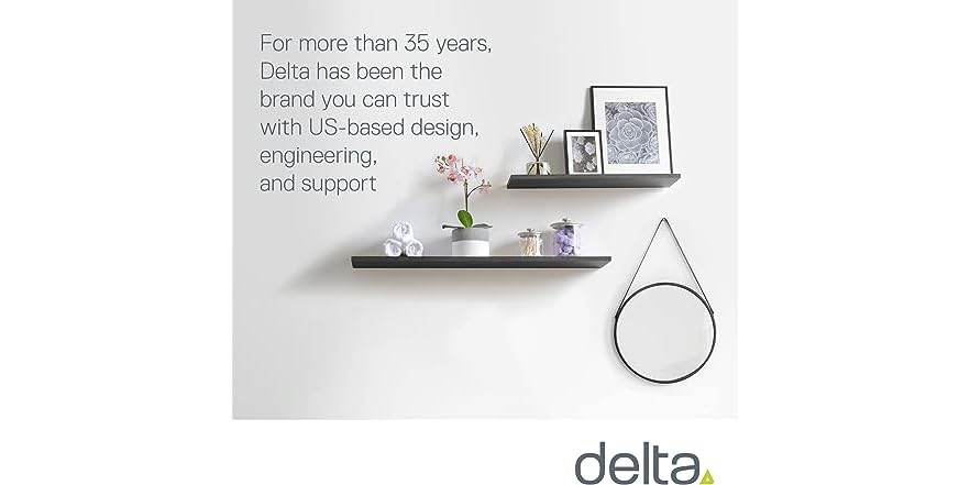 Delta 2-Pack Garage Slim Wall Shelves, Black