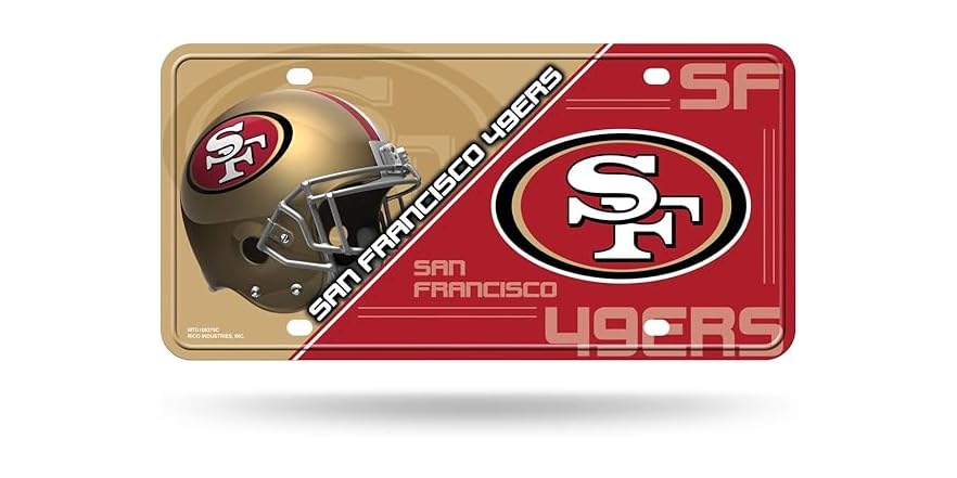 San Francisco 49ers License Plate
