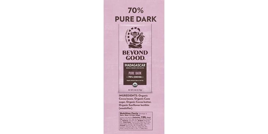 Beyond Good Chocolate Bars Variety 12 Pack