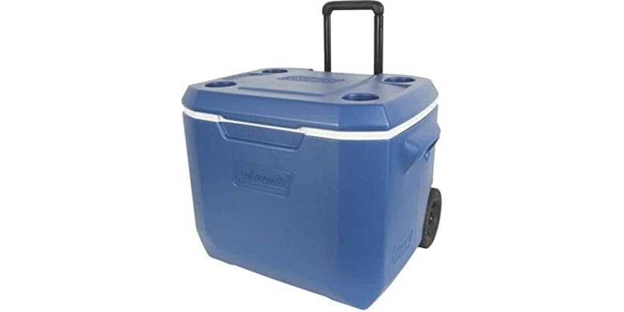 Coleman 50 QT. Xtreme Hard-Sided Rolling Cooler