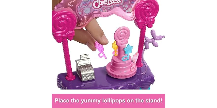 Barbie Chelsea Doll & Lollipop Stand Playset