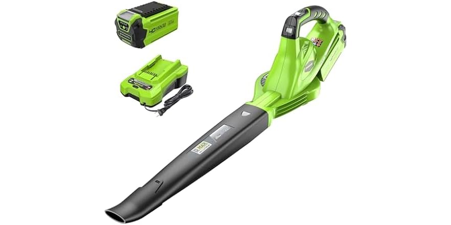 Greenworks 40V Leaf Blower/Sweeper (Open Box)