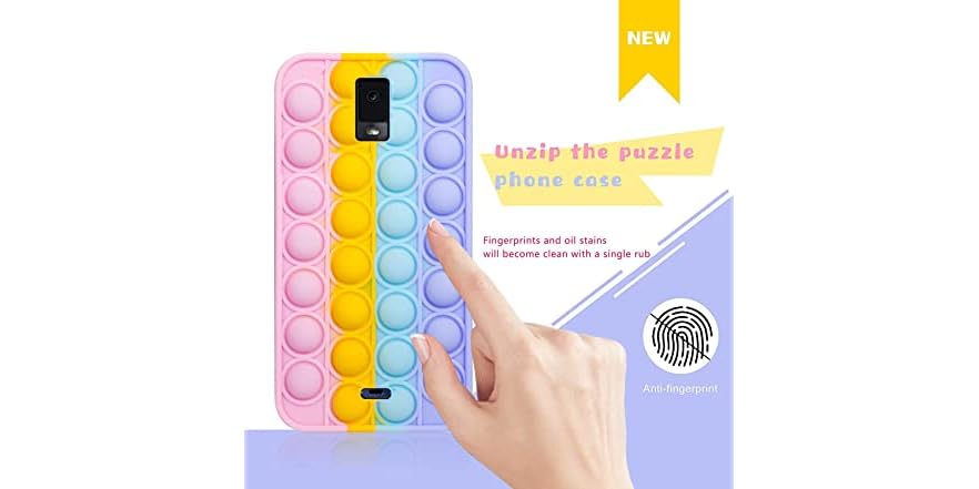 Fidget Toys Pop Phone Case for Blu View 3