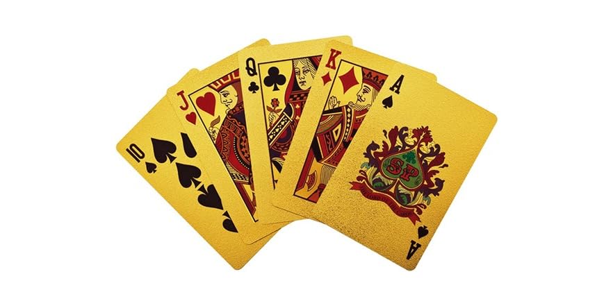 Set of 2 - 24k Gold Playing Cards