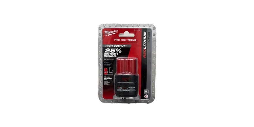 Milwaukee 48-11-2425 M12 REDLITHIUM 2.5Ah Battery