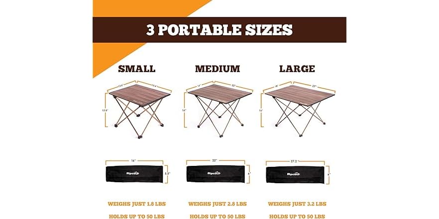 Alpcour Collapsible Camping Table LG