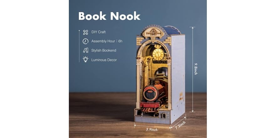 DIY 3D Book Nook Puzzles