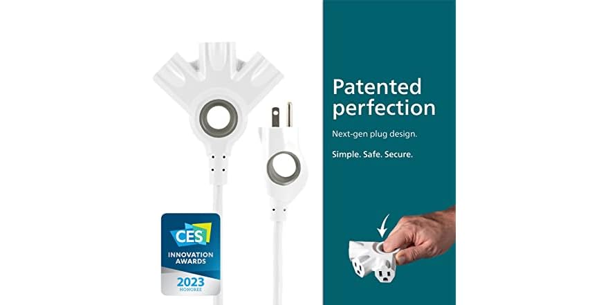 Philips EZGrip 3-Outlet Grounded Extens