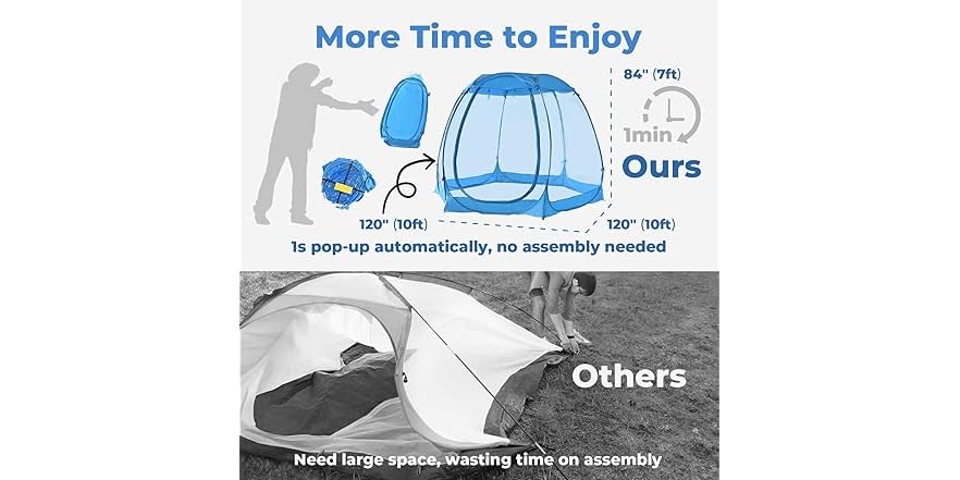 Pop Up Bubble Tent