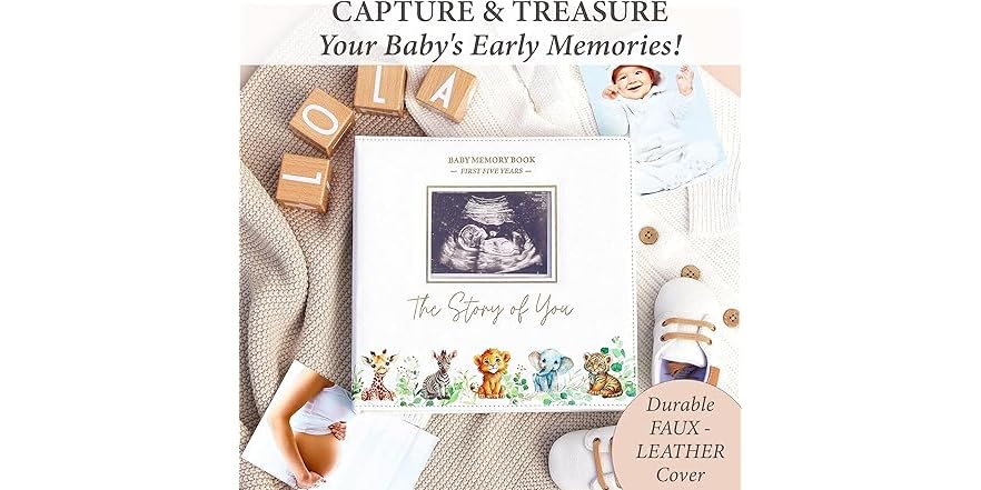 Baby Keepsake Memory Book