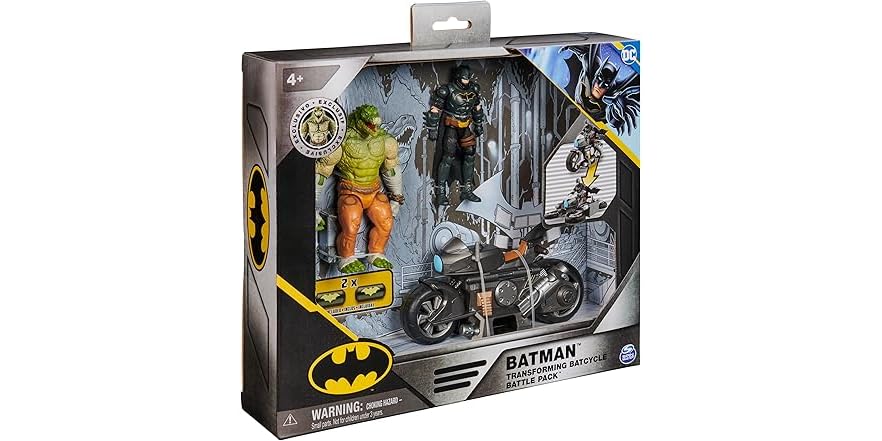 DC Comics Transforming Batcycle Pack