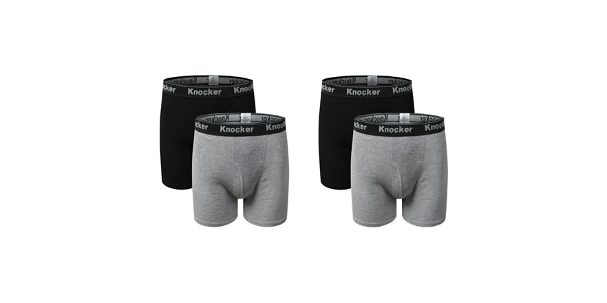 Knocker 4-Pack Knocker Boxer Briefs