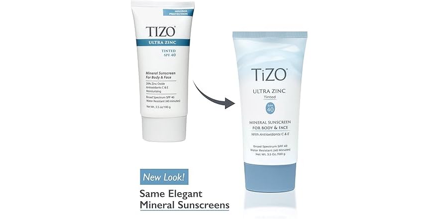 TIZO Ultra Zinc Body & Face Sunscreen Tinted SPF 40