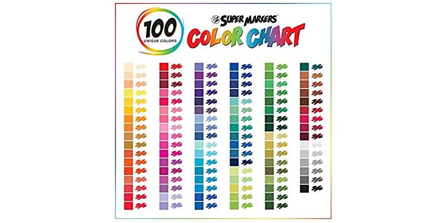 Super Markers Twin Tip Broad Liner Set
