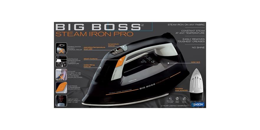 Big Boss Steam Iron