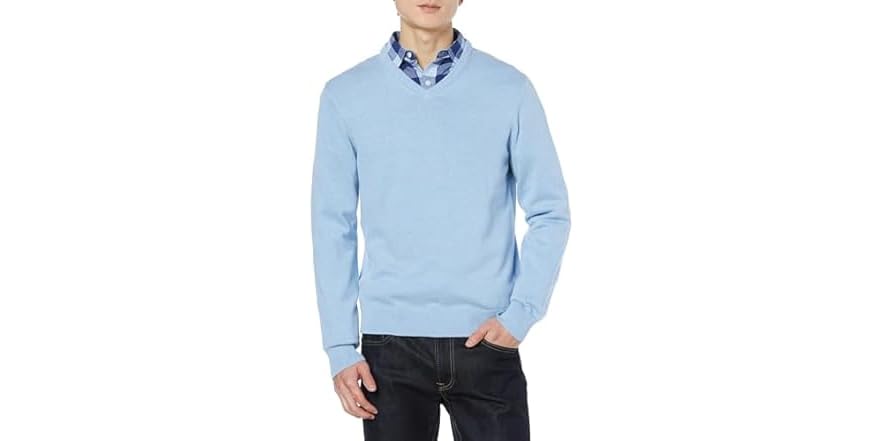 Amazon Men's V-Neck Pullover Sweater