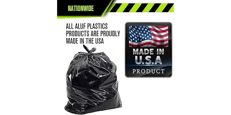 Aluf Plastics 50-55 Gallon Trash Bags