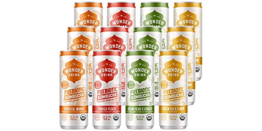 Wonder Drink Prebiotic Organic Kombucha