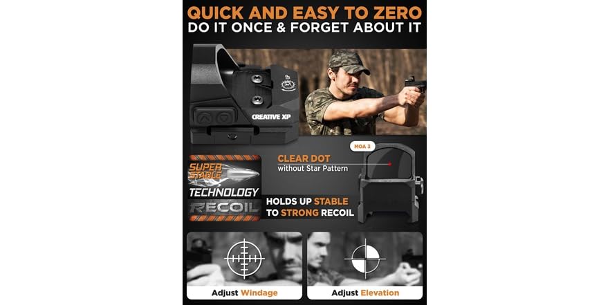 Creative XP HD Red Dot Sight 3 MOA