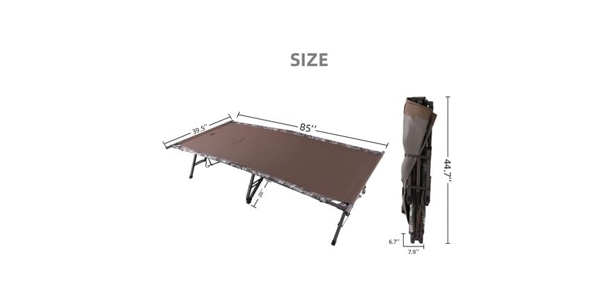 Timber Ridge XL Heavy Duty Folding Cot