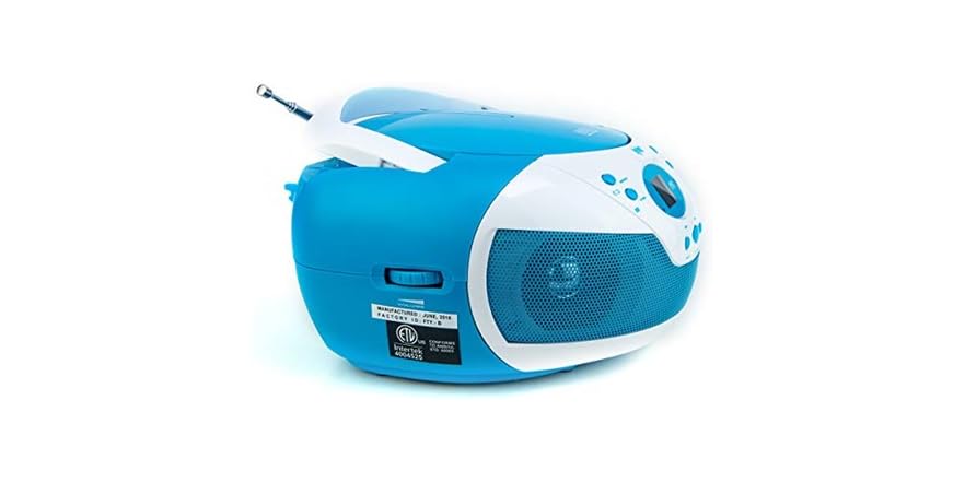 Tyler Portable Neon Stereo CD Player