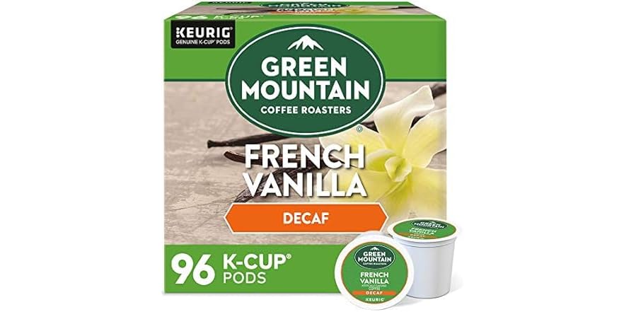 Green Mountain French Vanilla Decaf 96ct