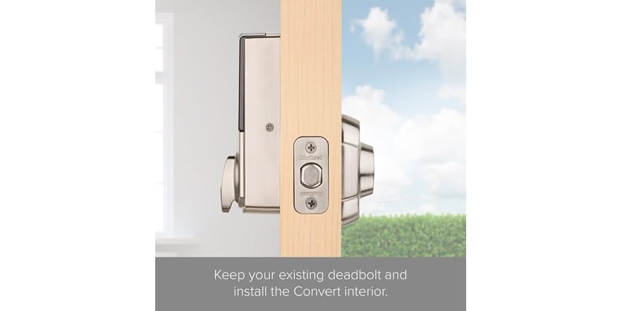 Kwikset Smart Lock Conversion Kit, Bronze