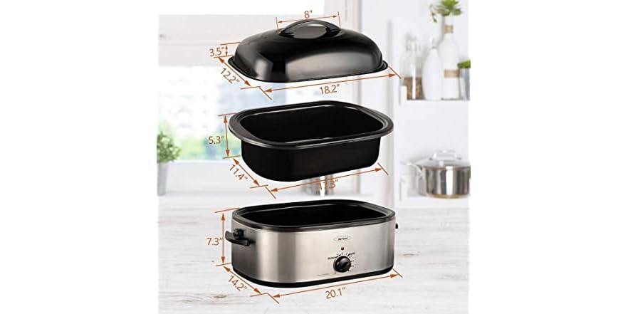 18 Quart Electric Roaster Oven