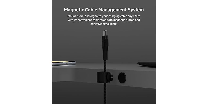 (2 Pack) Belkin BoostCharge Pro Flex Braided USB-C Cable (6.6ft/2M)