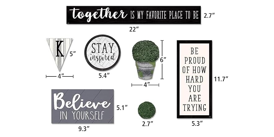 Teacher Modern Farmhouse Mini Bulletin Board