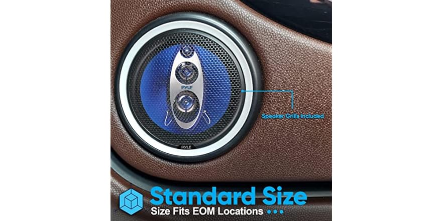 Pyle 8'' Four-Way Speaker System (Pair)