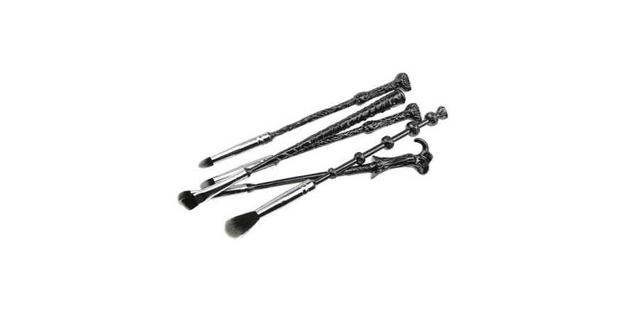 Wizard-Wand Makeup Brush Set: 5-Piece